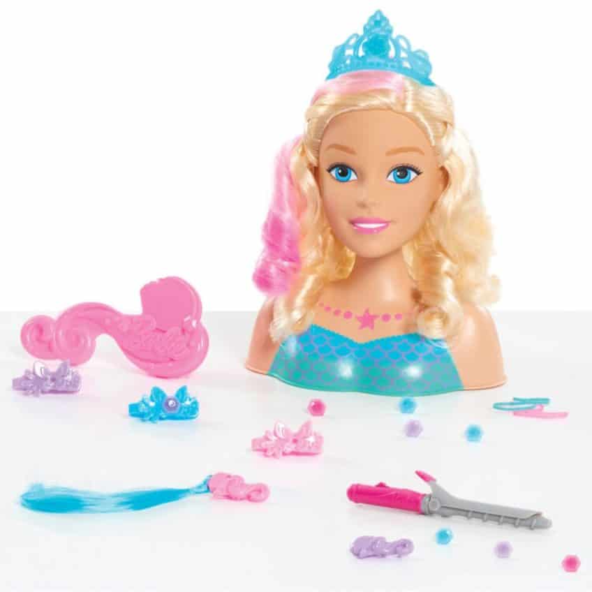 BARBIE DREAMTOPIA - MERMAID LARGE STYLING HEAD - The Model Shop