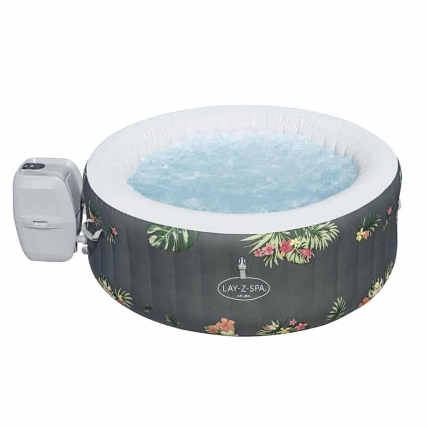 Bestway 60061 Lay-Z-Spa Aruba AirJet Inflatable Hot Tub Spa 2-3 Persons ...