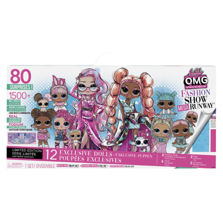LOL Surprise Fashion Show Mega Runway-12 Exclusive Dolls with 80 ...