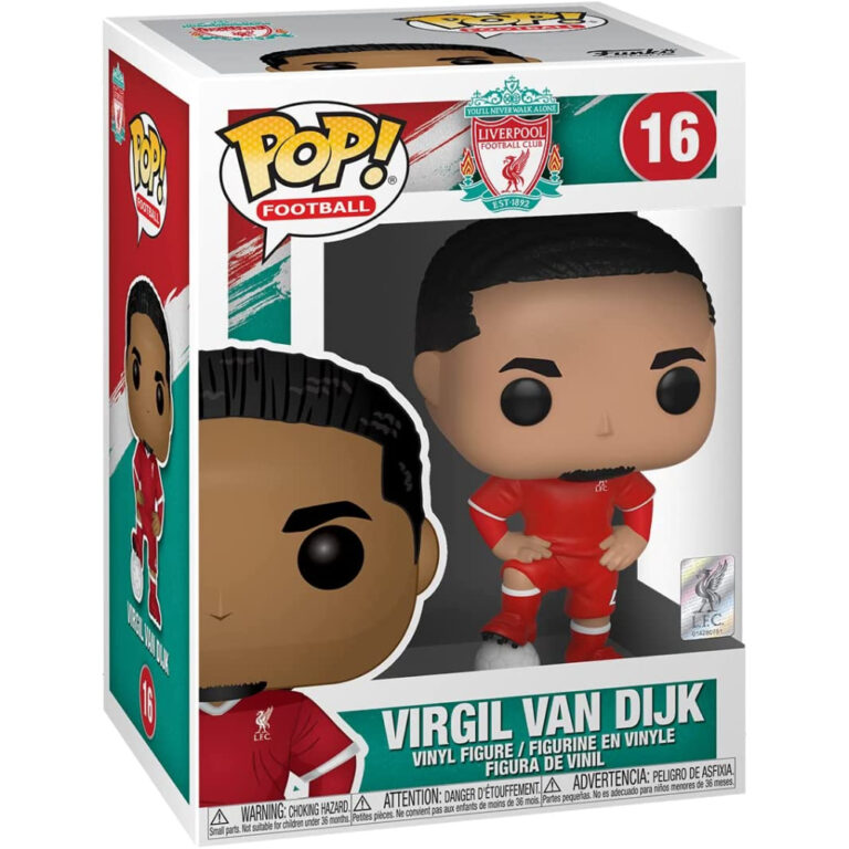 Funko Pop Football Liverpool Football Club Virgil Van Dijk Figure - The ...
