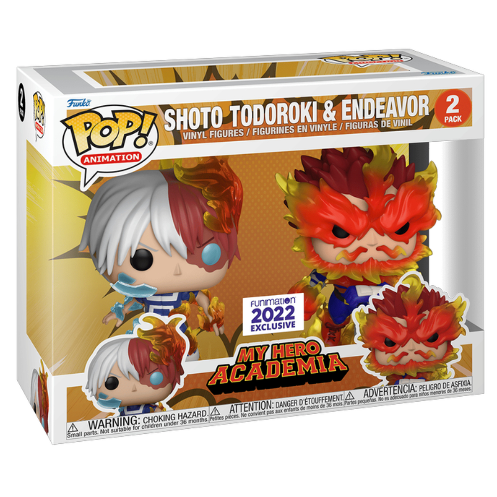 Funko Pop Shoto Todoroki & Endeavor - 2 Pack - The Model Shop