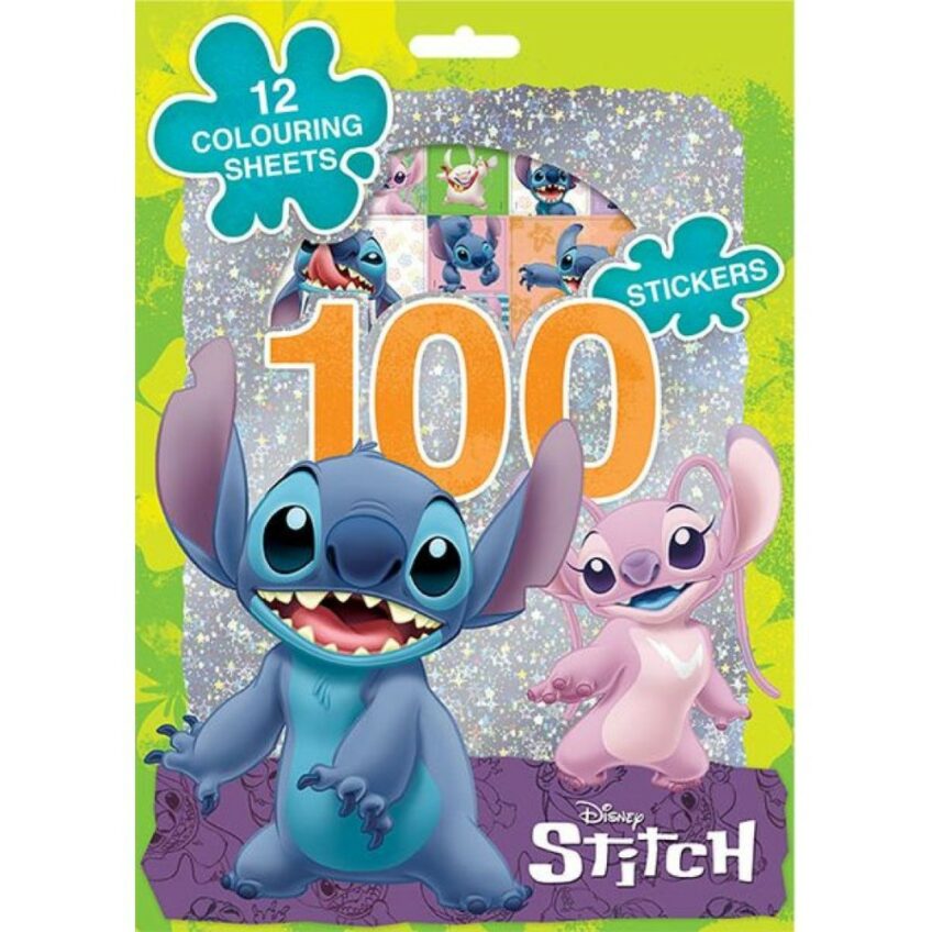 100 Stickers With Lilo & Stitch Coloring Pages - The Model Shop