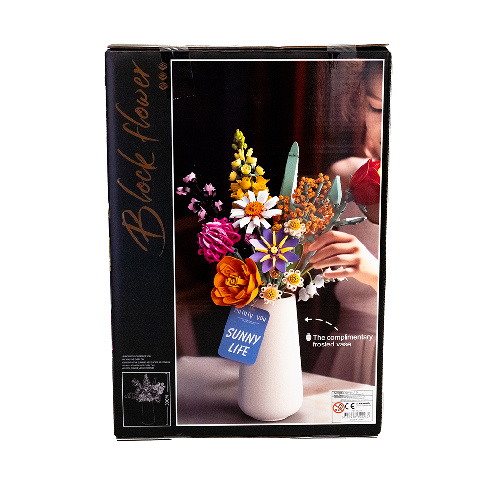 1070pcs Flower Blocks Set - The Model Shop