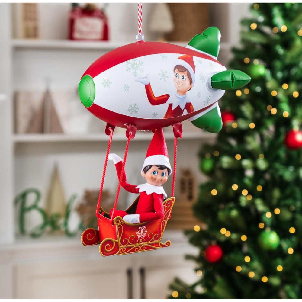ORIGINAL ELF ON THE SHELF 20th Anniversary Polar Props Peppermint Blimp ...