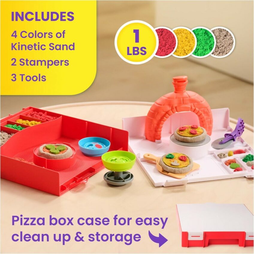 Kinetic Sand Squish Pizza - The Model Shop